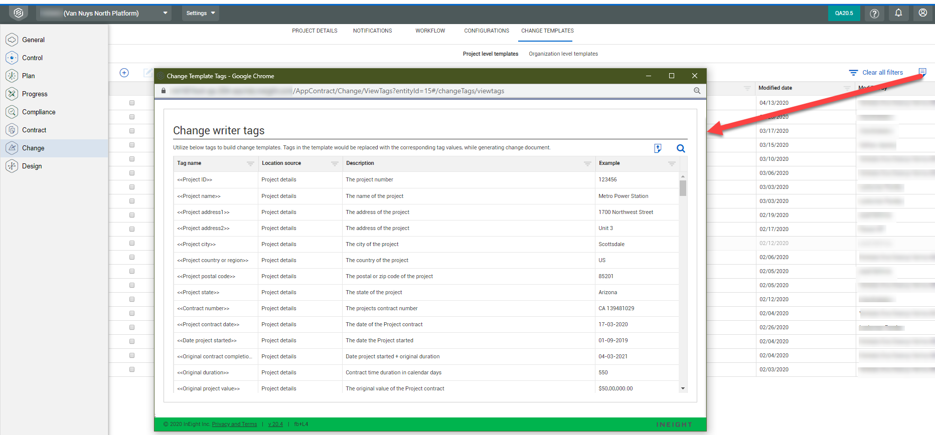 InEight Change Release Notes