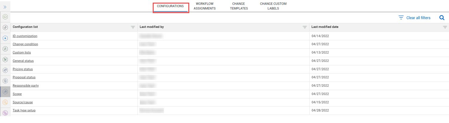Organization settings