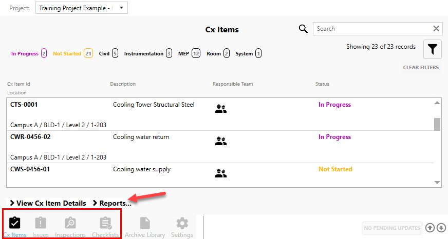 Access and Review Report Output