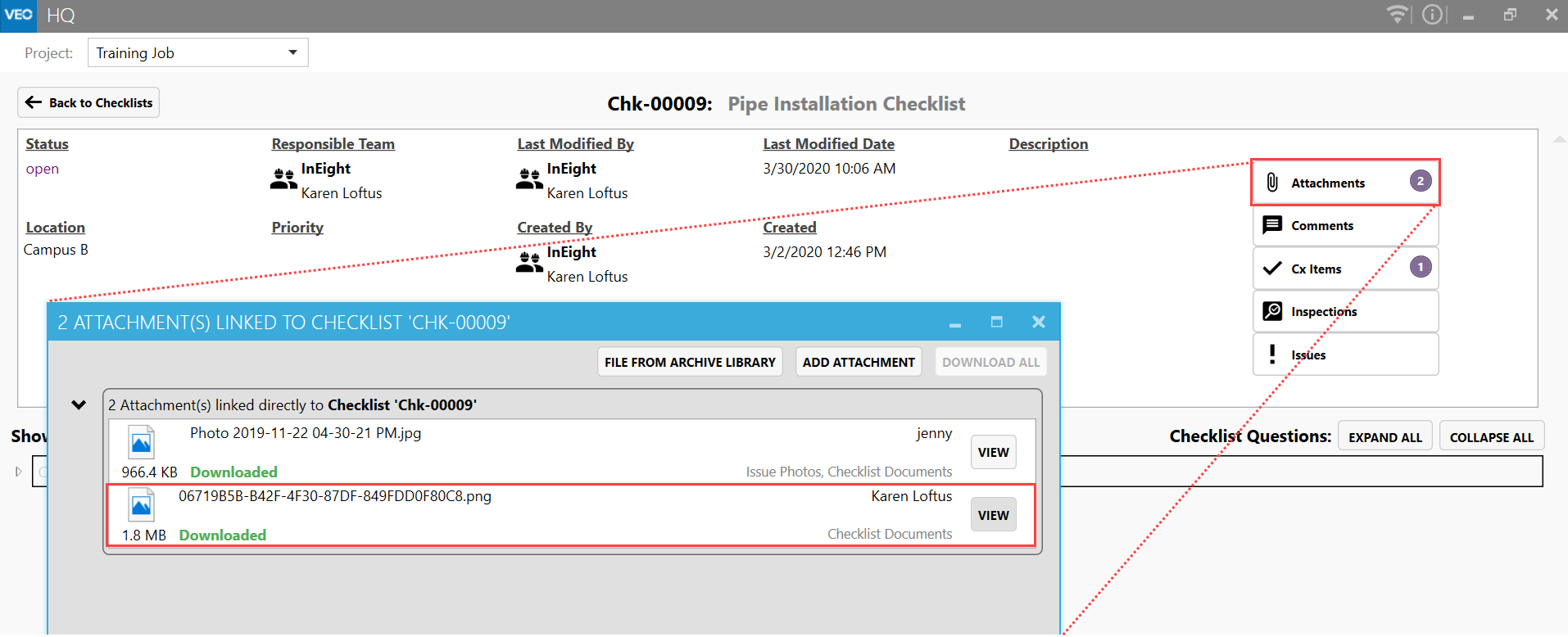 Attachment Management
