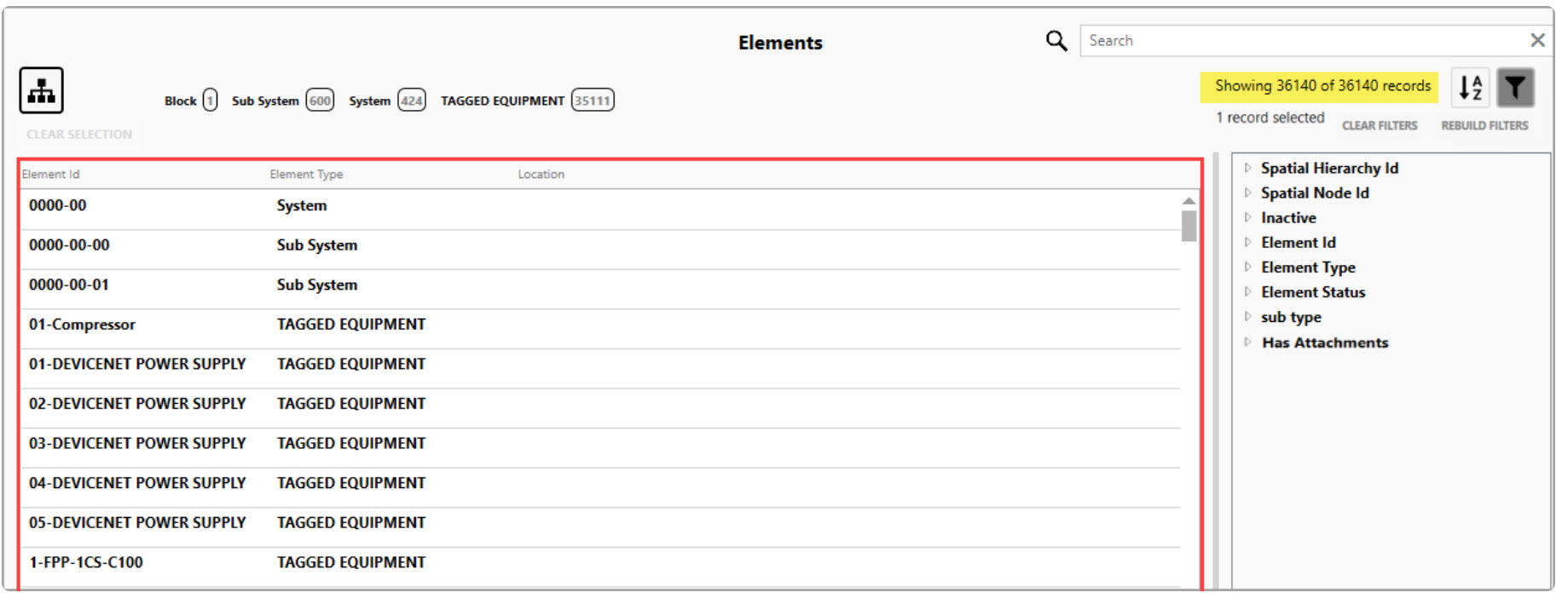 Navigate element hierarchy