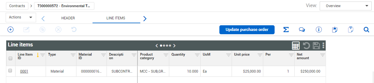 InEight Contract Overview