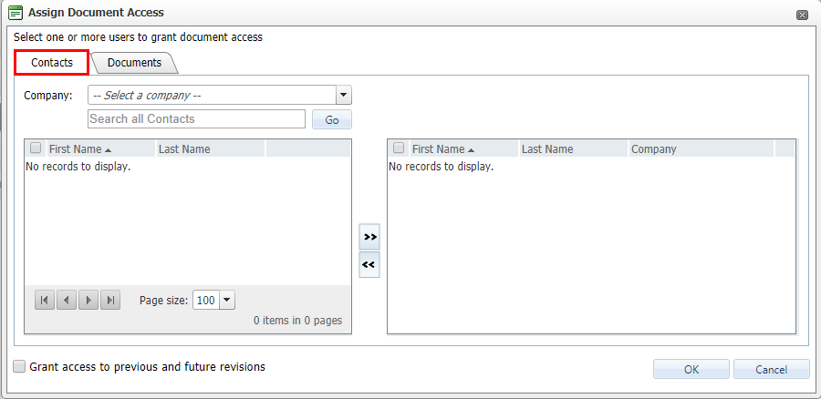 Assigning Access to specific Documents