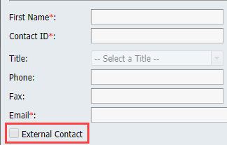 Creating External Contacts and Users