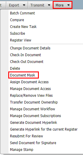 Document # Masks