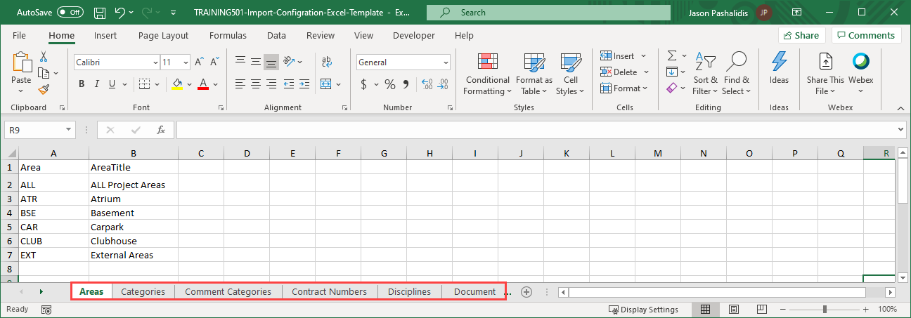 Import Configuration Tables From Ms Excel