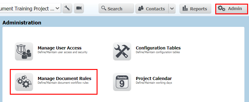 InEight Document Classic - Rules for who can upload Documents
