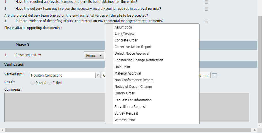 Creating a Form from a Checklist