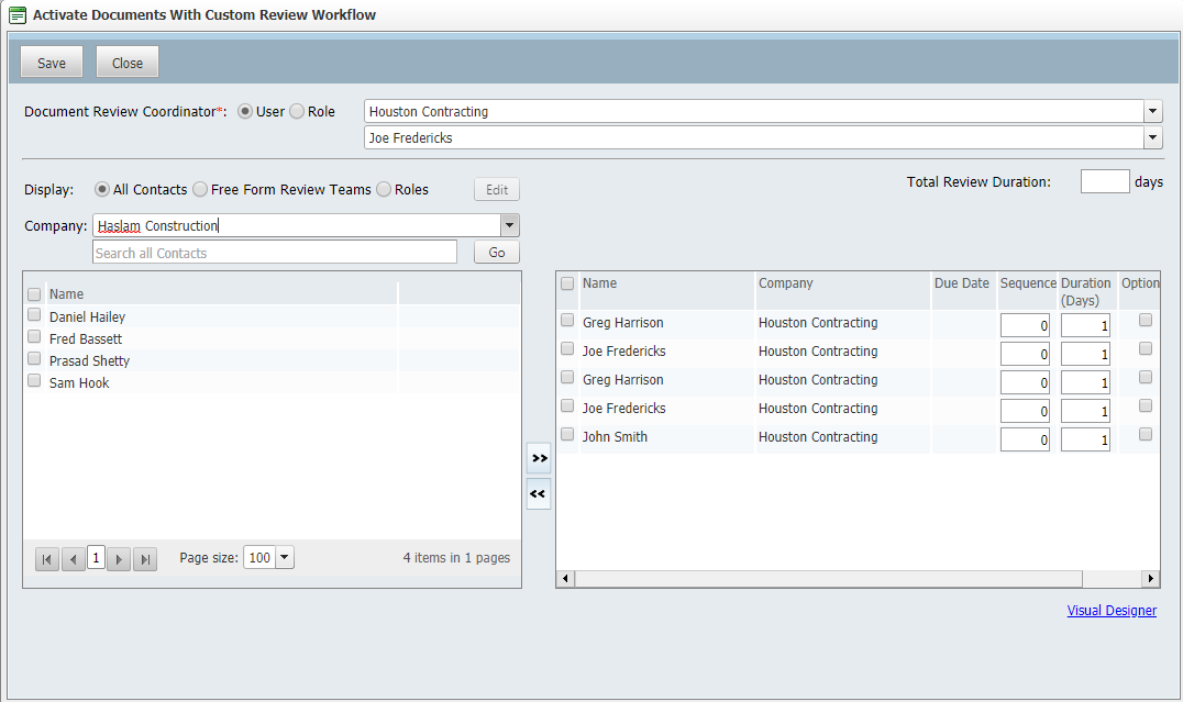 Activating A Custom Workflow