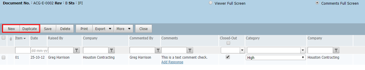 Commenting on Documents