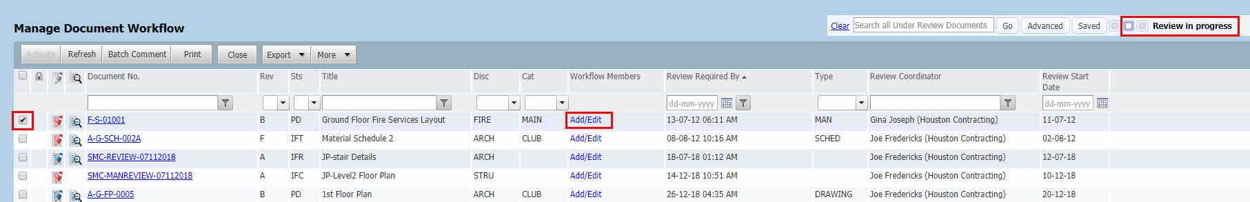 Modify an in-progress Workflow
