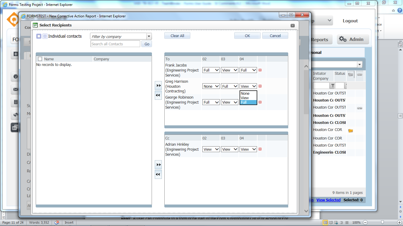 How to Initiate a New Form