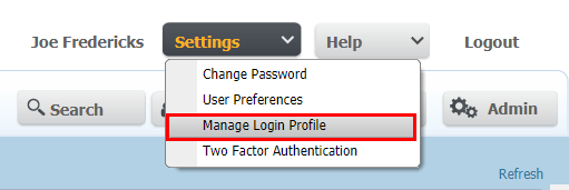 Login Profile