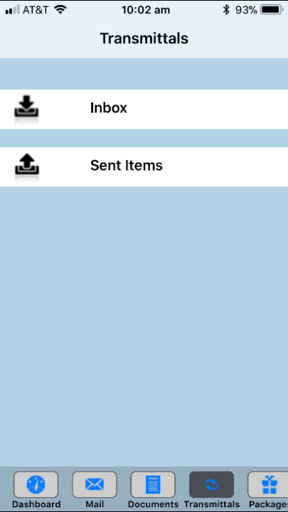 InEight Document Classic - Navigating Mobile Transmittals