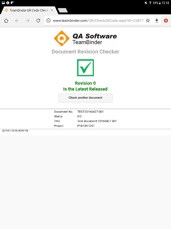 Using QR Code Scanner