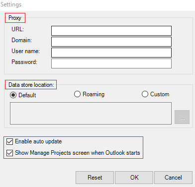 InEight Document Classic - Custom Installation Settings