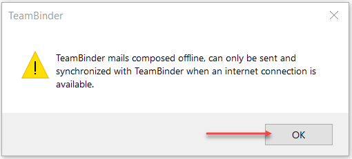 Drafting mail offline