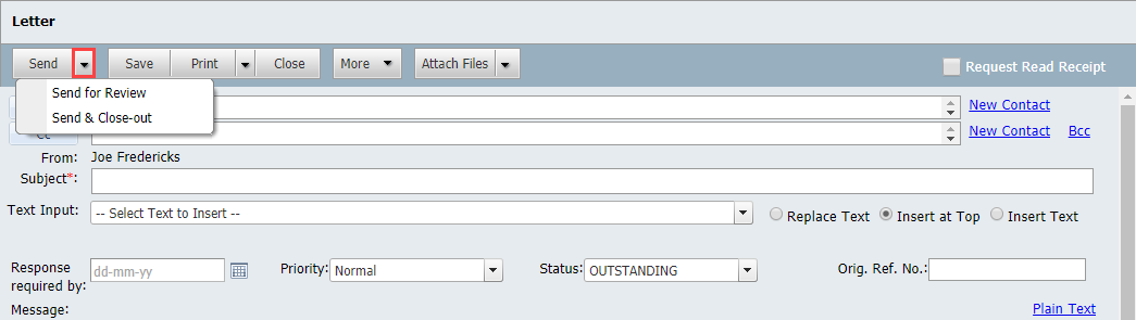 InEight Document Classic - Conducting Mail Reviews