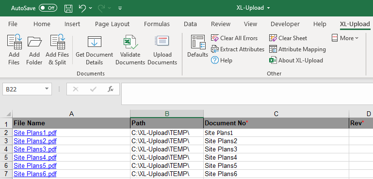 Splitting PDF files for upload