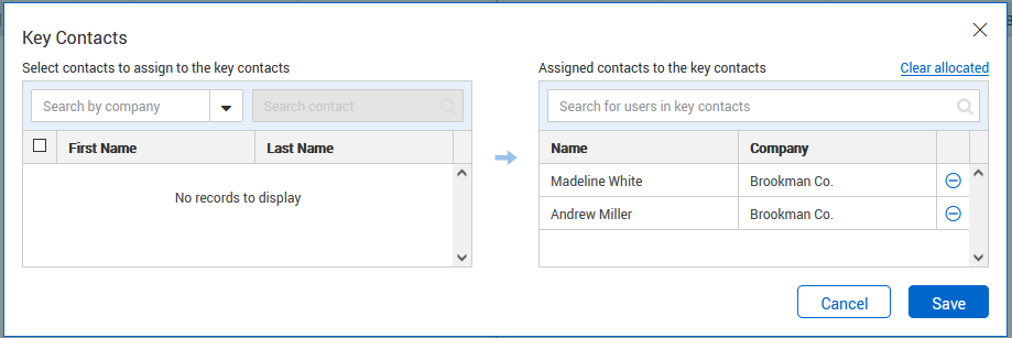 InEight Document - Additional Options