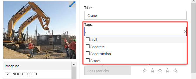 InEight Document - Tagging