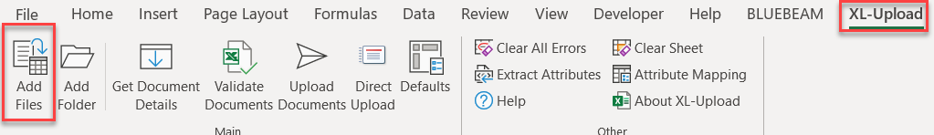 Uploading New Documents