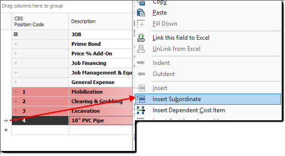 InEight Estimate on Premise - Cost Item Creation