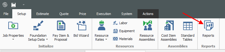 Reports Menu