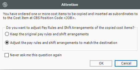 Copy Estimate Data Using Edit Commands