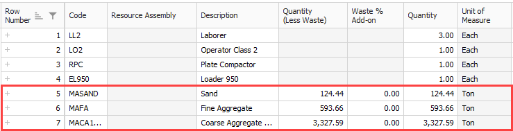 InEight Estimate - Trench calculator