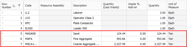 InEight Estimate - Trench calculator