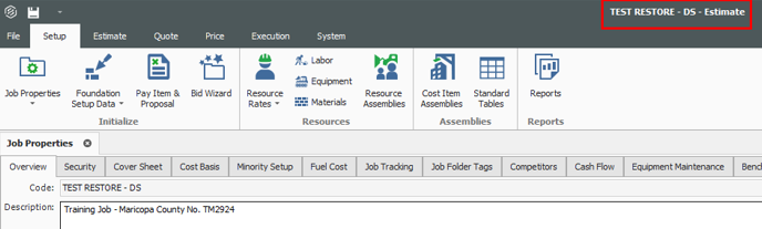 Archive and restore jobs