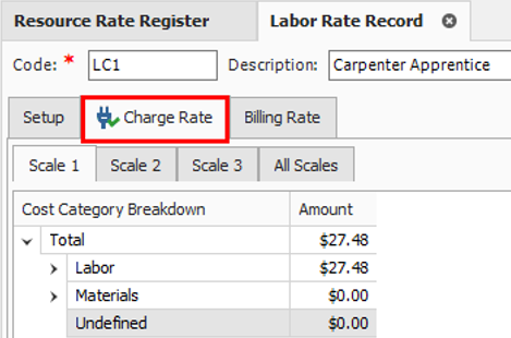 Billing Rates