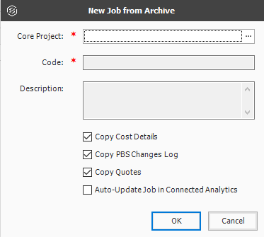 InEight Estimate - Archive and restore jobs