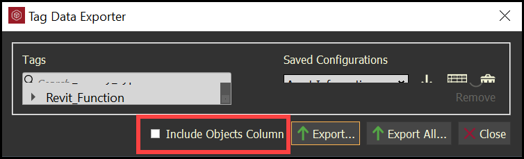 InEight Model - Tag Data Exporter