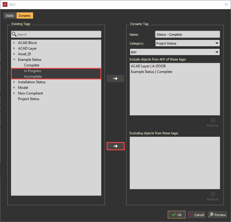 Create and Edit Dynamic Tags