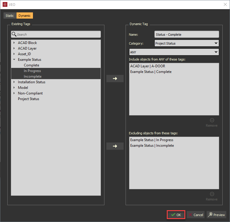 Create and Edit Dynamic Tags