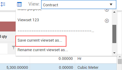 InEight Plan - Viewsets