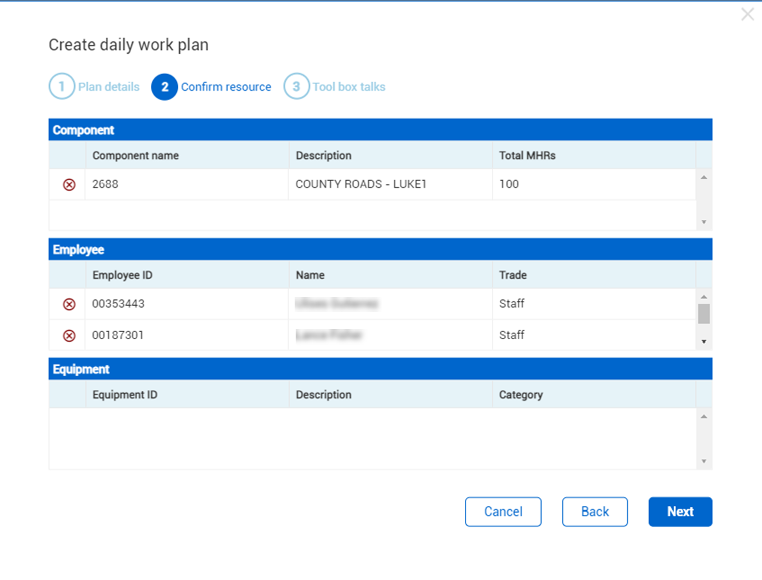 Work Package Creation