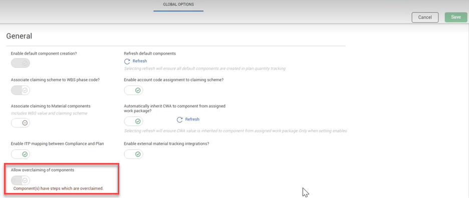 InEight Plan - Quantity Claiming