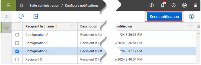 InEight Platform - Notifications