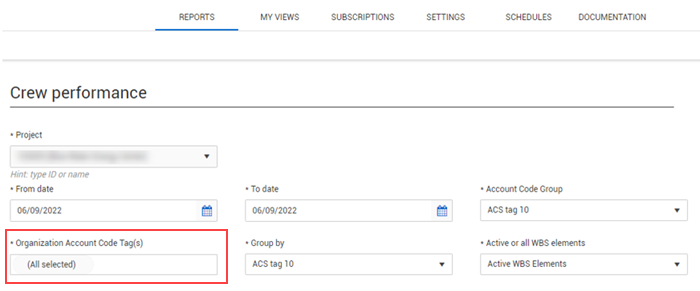 InEight Report Release Notes