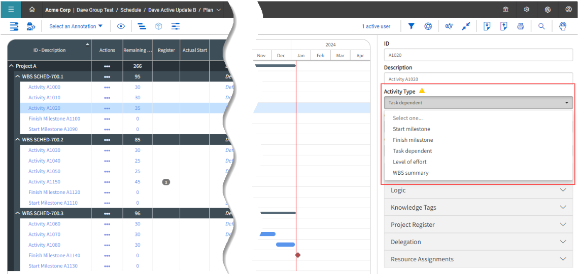 InEight Schedule Release Notes