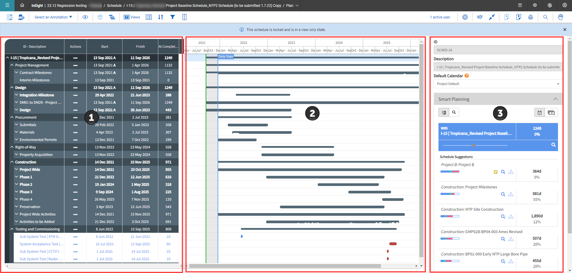 InEight Schedule - Plan View