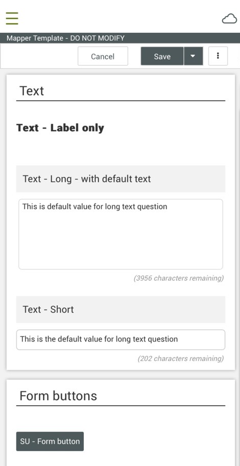 Filling out an Event or Task