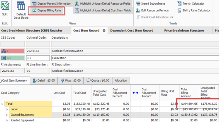 Billing rates reports overview