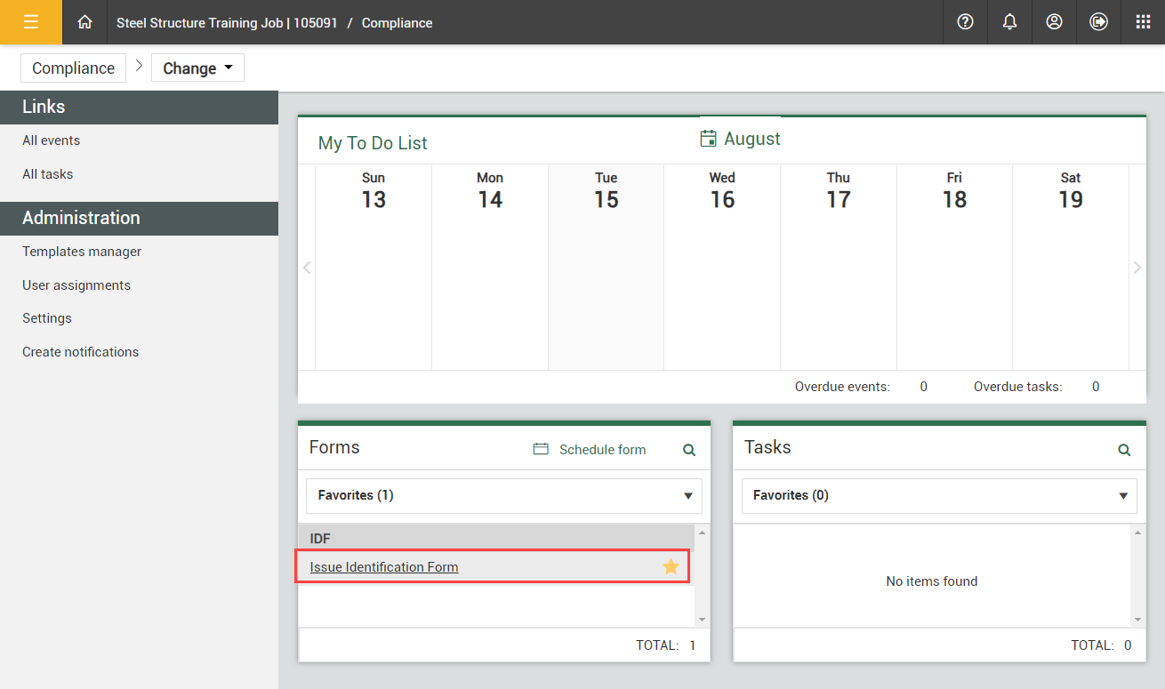 Create an Issue from a Form