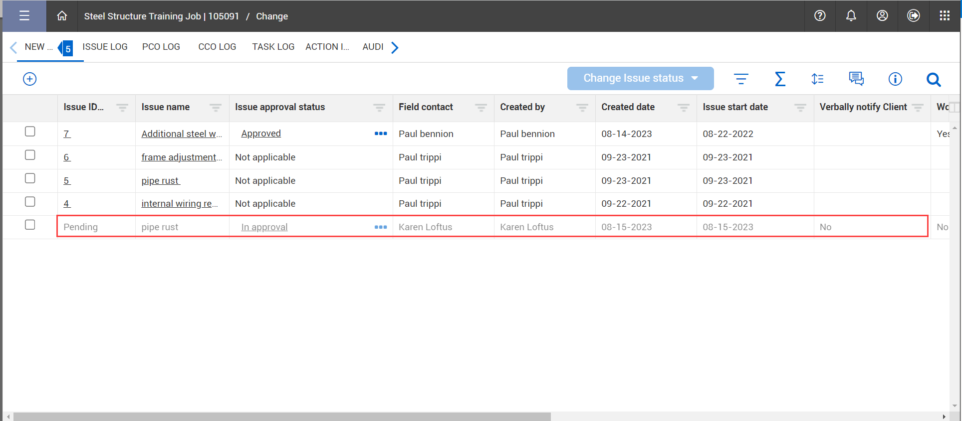 Create an Issue from a Form