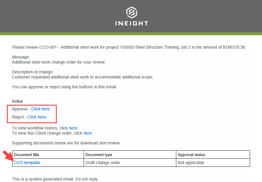 Get Internal CCO Approval