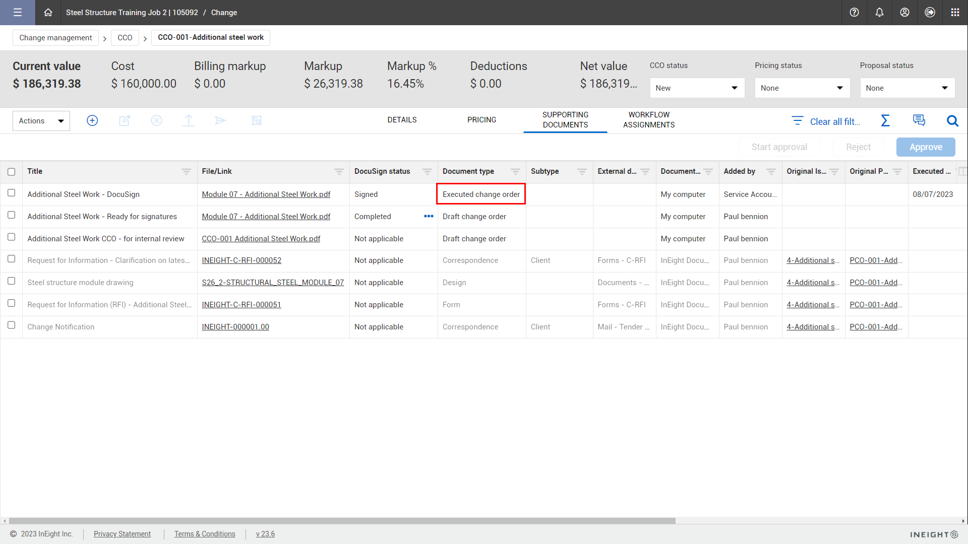 Finalize Client Approval